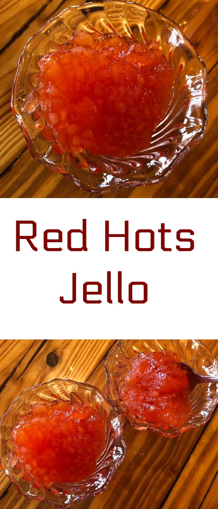 Red Hots Jello - My Windowsill