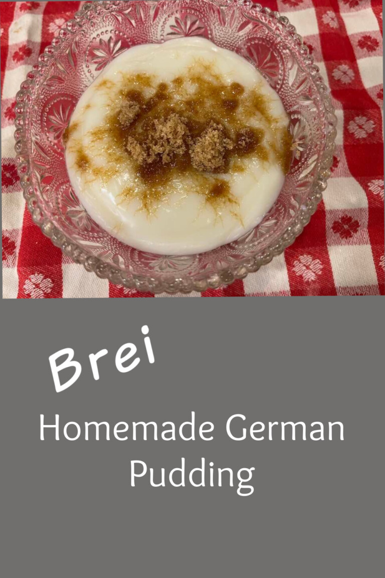 Brei [German homemade pudding] - My Windowsill
