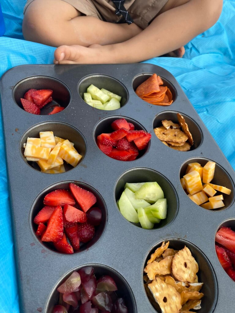 Muffin Tin Picnic - My Windowsill