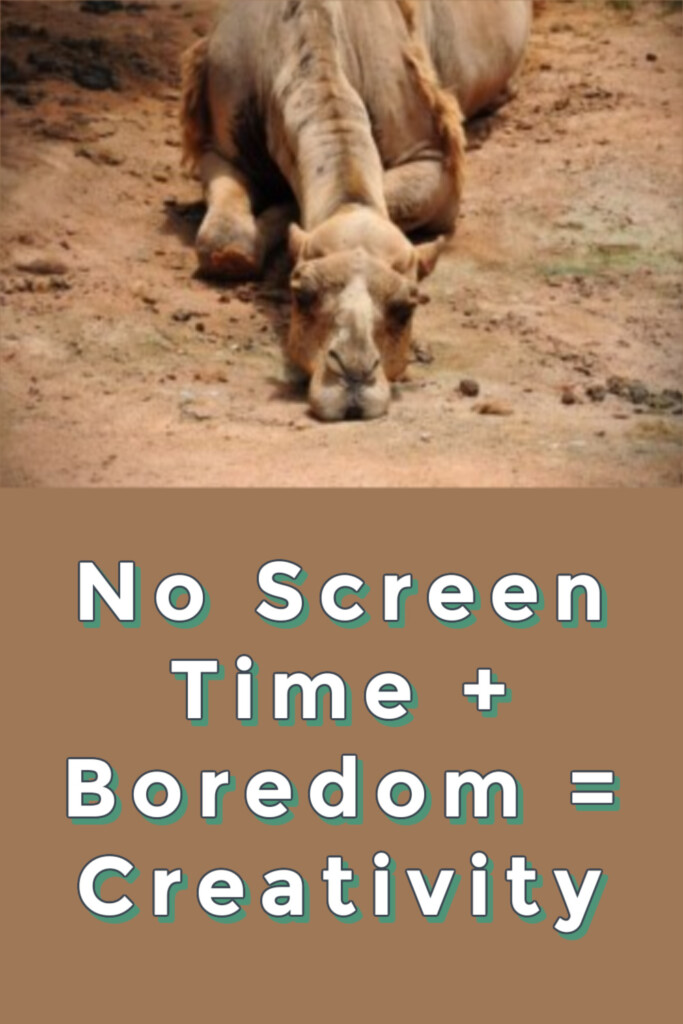 No Screen Time + Boredom = Creativity - My Windowsill