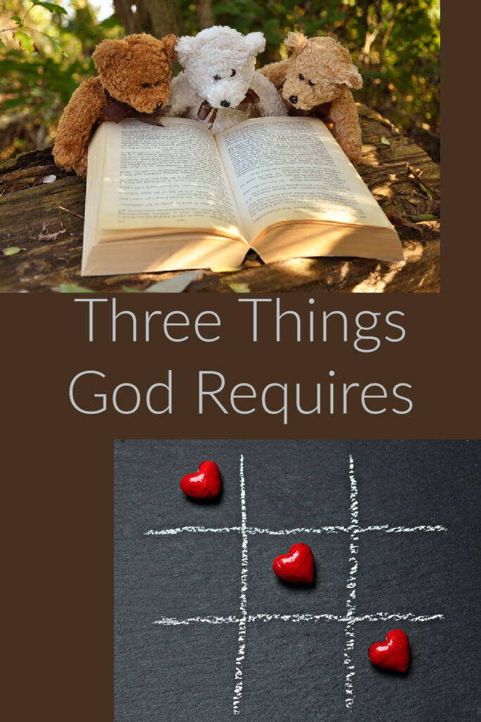 Three Things God Requires - My Windowsill