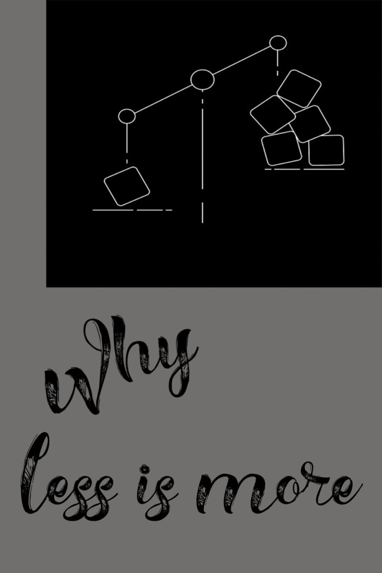 Why Less is More - My Windowsill