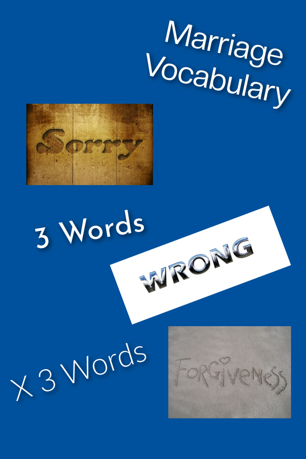Marriage Vocabulary: 3 Words X 3 Words - My Windowsill